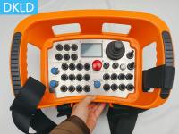 China 5-Speed Joystick Multifunctional Bidirectional Feedback Mode Industrial Wireless Remote Control for sale