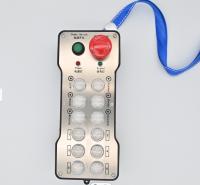 China 12 Buttons 380V 250m Wireless Crane Radio Remote Control Stainless Steel for sale