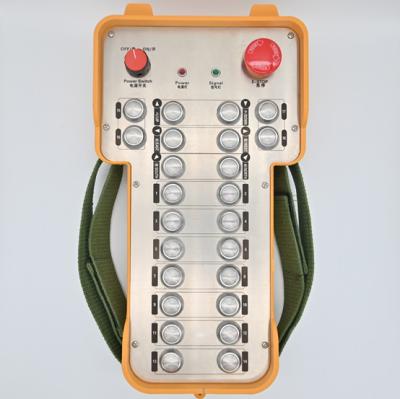 China 24 Buttons DC12V 100m Heavy Equipment Remote Control For Hoist Crane for sale