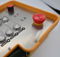 China 24 Buttons DC12V 100m Heavy Equipment Remote Control For Hoist Crane for sale