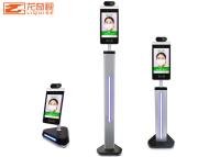 China 8 Inch Floor Standing Ir Face Recognition Thermometer Kiosk For Children Adults for sale