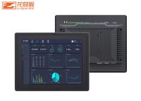 China 13.3inch Workshop Capacitor Resistance Panel Mount Touch Screen Pc for sale