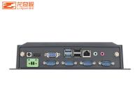 China Industrial Dual Network 6 Serial Port Fanless Micro Host Wall Hanging for sale