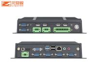 China Fanless Embedded Industrial Computer Single Network Multi Serial Control Host for sale