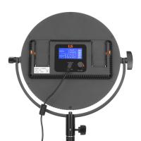 China Round Ultra Thin FlapJack Portable LED Video Light Flicker free Dimmable for sale