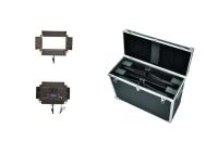 China High Soft Brightness Long Broadcast Studio Led Lighting Kits With Black Barndoor for sale