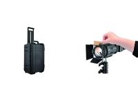 China 4 Barndoors LED Studio Lighting Kit Ultra Bright Pro Black Photo Lighting Kits for sale