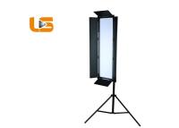 China Long Shape High Power 200W Bi Color LED Studio Photography Light With Barndoor P-2400ASVL for sale