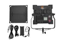 China VictorSoft 1x1 Square LED Studio Lights Bi-Color Dimmable 100W Professional Studio Lighting for sale
