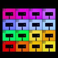 China 3200k Rgb HS-P12 Pocket Led Video Light 15 Light Effects Mobile APP Control for sale