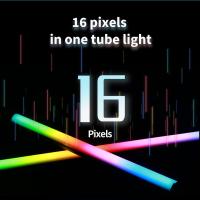 China HS - T60 / HS - T120 RGB Tube LED Video Lights 2ft / 4ft Pixel Photo Studio Light for sale