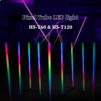 China HS - T60 / HS - T120 RGB Tube LED Video Lights 2ft / 4ft Pixel Photo Studio Light for sale