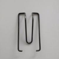 China Spring Steel High Temperature Resistance Wire M Shaped Spring Clips for sale