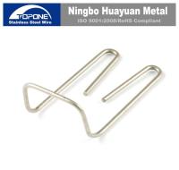 China Spring Steel High Temperature Resistance Wire M Shaped Spring Clips for sale