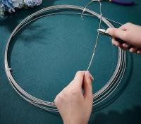 China Customized Stainless Steel Bra Flat Wires, Heavy Gauge Sturdy Underwire For Bras Jewelry for sale