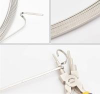 China Customized Stainless Steel Bra Flat Wires, Heavy Gauge Sturdy Underwire For Bras Jewelry for sale