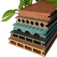 China Hide Frame Wood Plastic Composite Flooring Garden Outdoor Decking Boards Plastic for sale