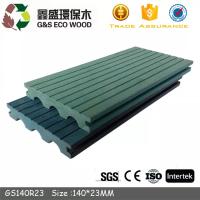 China Insect Proof 150mm WPC Decking Boards Solid Wood Plastic Composite Without Nail for sale