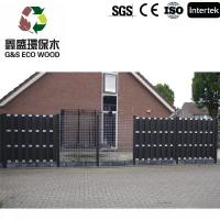 China Wood Grain Composite Garden Fence Panels Full Privacy Horizontal Composite Fencing for sale