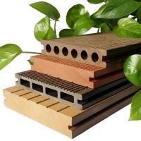 China Fade Resistance WPC Hollow Decking Recyclable Plastic And Wood Composite Material for sale