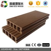 China Anti Pressure Hollow Composite Deck Board Outdoor Backyard  Waterproof Interlocking for sale
