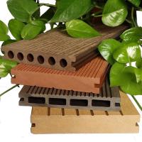 China Anti Pressure Hollow Composite Deck Board Outdoor Backyard  Waterproof Interlocking for sale