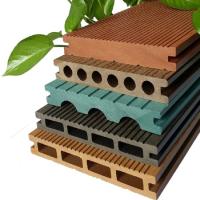 China Anti Corrosion WPC Hollow Decking 140 X 25mm Hollow Plastic Decking Boards for sale