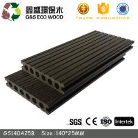 China Anti Pressure Hollow Composite Deck Board Outdoor Backyard  Waterproof Interlocking for sale
