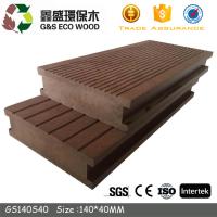 China Recyclable Wood Plastic Composite Flooring Tiles  140 X 25mm Solid Composite Decking for sale