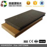 China 5M Outdoor Wood Polymer Composite Flooring 135 X 25MM Solid Wpc Decking for sale