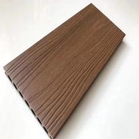 China Stain Resistant Hollow WPC Co Extrusion Decking Public Park Exterior Wpc Board for sale