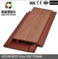 China Temporary Wood Plastic Composite Flooring 205 X 20MM Fireproof Wpc Wall Panel Outdoor for sale
