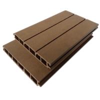 China 117MM WPC 3d Wall Cladding Panels Wood Grain Composite Wood Fencing Boards for sale