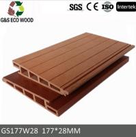 China 117MM WPC 3d Wall Cladding Panels Wood Grain Composite Wood Fencing Boards for sale