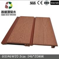 China 117 X 14MM Wood Plastic Composite Flooring Drawing Wpc Exterior Wall Cladding for sale