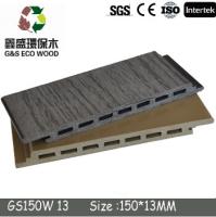 China Malleability Anti Rot WPC Wall Panel 146 X 22mm Wood Plastic Composite Wall Cladding for sale