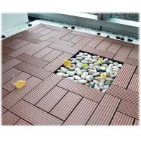 China 300 X 300 Wpc Decorative Wall Panels Wooden Floor Redrose Diy Interlocking Deck Tiles for sale