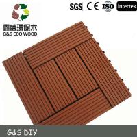 China Anti Pressure WPC DIY Decking 90 X 90MM HDPE Wood Plastic Composite Boards for sale