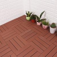 China Anti Corrosion WPC DIY Decking 300 X 300 X 22mm Anti Rot Wpc Decking Outdoor for sale