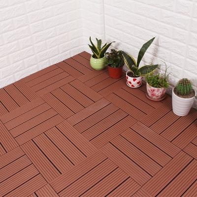China Anti Corrosion WPC DIY Decking 300 X 300 X 22mm Anti Rot Wpc Decking Outdoor for sale