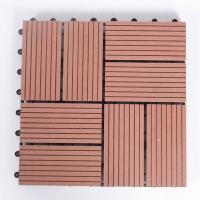 China Anti Corrosion 20mm Smooth Diy Wpc Decking Garden Wood Plastic Composite Tiles for sale