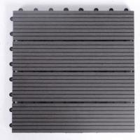 China 50mm Wood Plastic Composite Flooring Wpc Diy Decking Waterproof Interlocking Deck Boards for sale