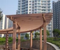 China Eco Friendly WPC Pergola Composite HDPE Waterproof Modern Wood Pergola for sale