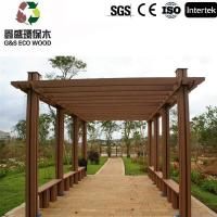 China 2.2M Bamboo Pergola Wood Material Pergola With Composite Decking Uvproof for sale