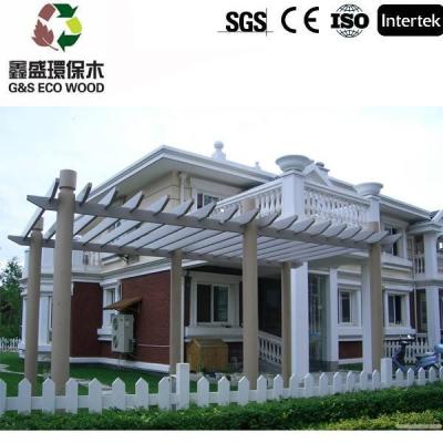 China 200mm Anti Corrosion Wooden Covered Pergola Anti Uv Wooden Patio Pergola for sale