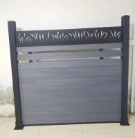 China UV Resistance Wpc Fence Boards 200 X 200 Mm 6ft Composite Fence Panels for sale