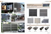 China UV Resistance Wpc Fence Boards 200 X 200 Mm 6ft Composite Fence Panels for sale