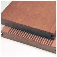 China 22mm 23mm Solid Core Composite Decking Outdoor Plastic Wood Planks Non Slip Vinyl Flooring for sale