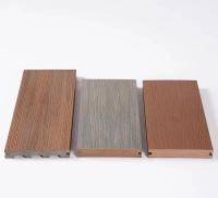 China Anti Corrosion WPC Solid Decking 4.8 M Solid Composite Decking Moisture Proof for sale