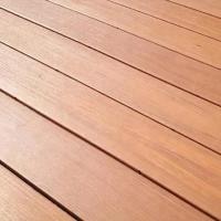 China 150 X 35mm Fireproof  Wpc Fence Panel Co Extrusion Composite Decking  Dampproof for sale